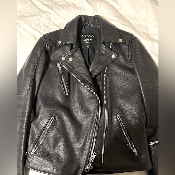 strange vacation | Jackets & Coats | Authentic Leather Biker Jacket ...